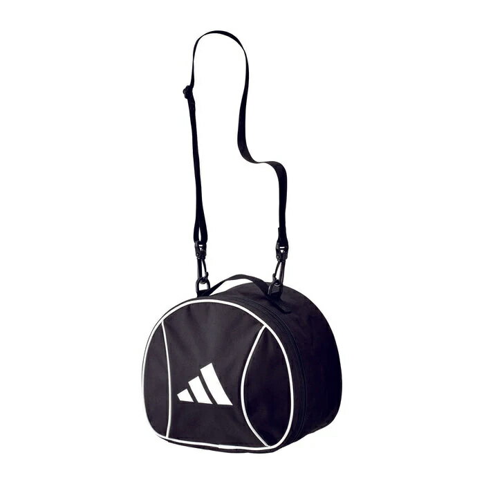 メーカー：アディダス (adidas)品名：ボールショルダーバッグ 1個入れ品番：AKS108●素材ポリエステル●カラーブラック●サイズ横26×縦23×奥行17cmサッカーボールが1個収納できるボールバッグ。●キーワード: adidas ア...