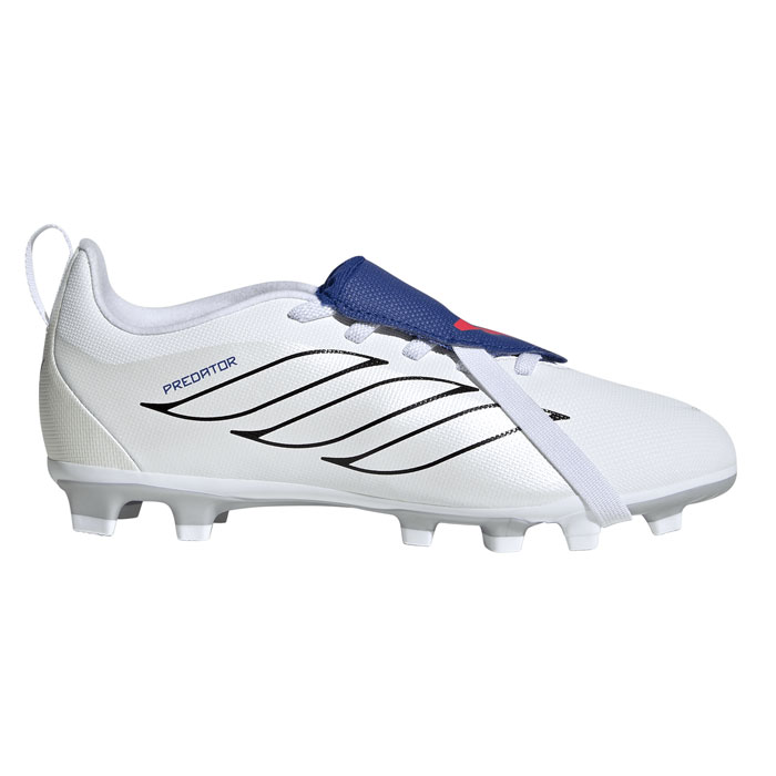 メーカー：アディダス (adidas)品名：PREDATOR CLUB FT EL FxG J品番：JQ0709●アッパー合成皮革●アウトソール合成底●ワイズレギュラー●カラーフットウェアホワイト/ゼロメタリック/チームロイヤルブルー●対応...