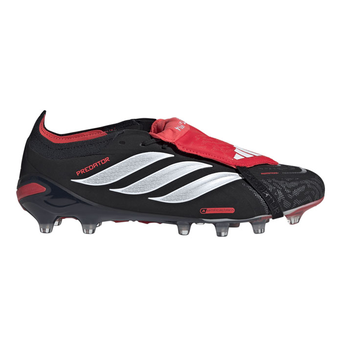 メーカー：アディダス (adidas)品名：PREDATOR ELITE FT AG品番：KI6296●アッパー合成繊維、合成樹脂●アウトソール合成底●ワイズレギュラー●カラーコアブラック/フットウェアホワイト/ルシッドレッド●対応グラウン...