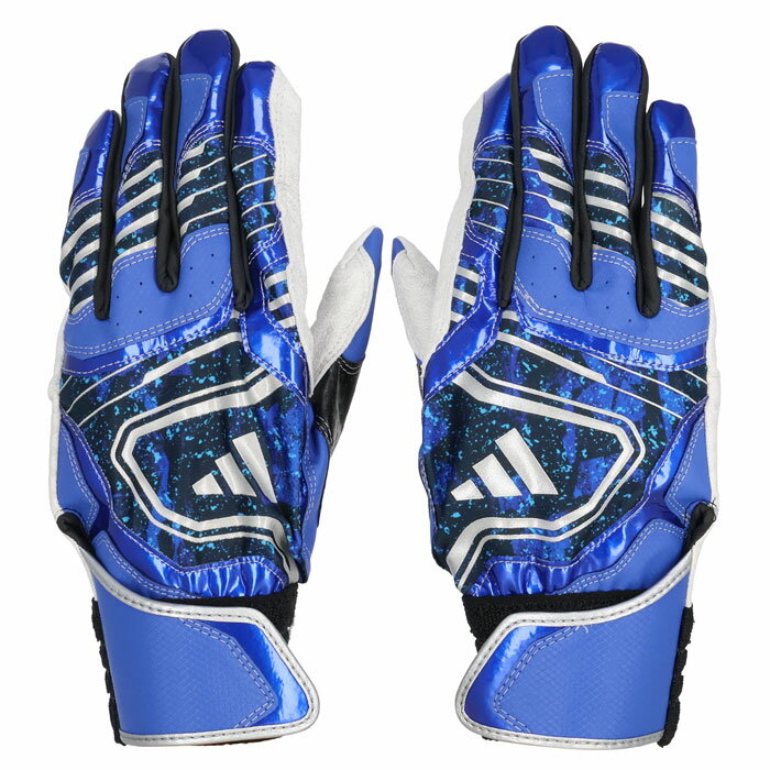 メーカー：アディダス (adidas)品名：53 バッティンググラブ TOP 2品番：LBG304-2313●素材甲/合成皮革・ナイロン・ポリウレタン平/合成皮革●カラーブルー×シルバー●生産国ミャンマー連邦共和国●サイズS:22-23cm...