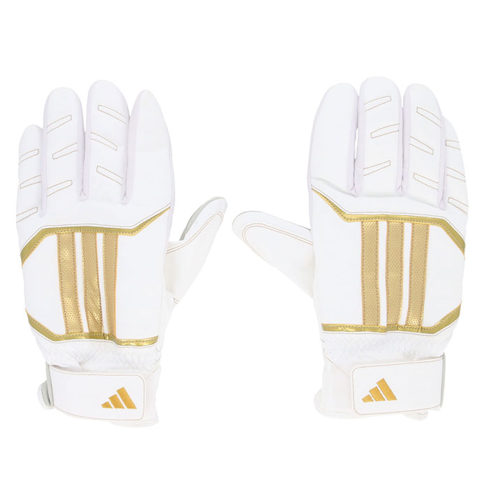 メーカー：アディダス (adidas)品名：61 スライディンググラブ品番：LBG705-1182●素材甲素材/合成皮革、ナイロン、ポリウレタン平素材/人工皮革●カラーホワイト×ゴールド●生産国ミャンマー連邦共和国●サイズM:24-25cm...
