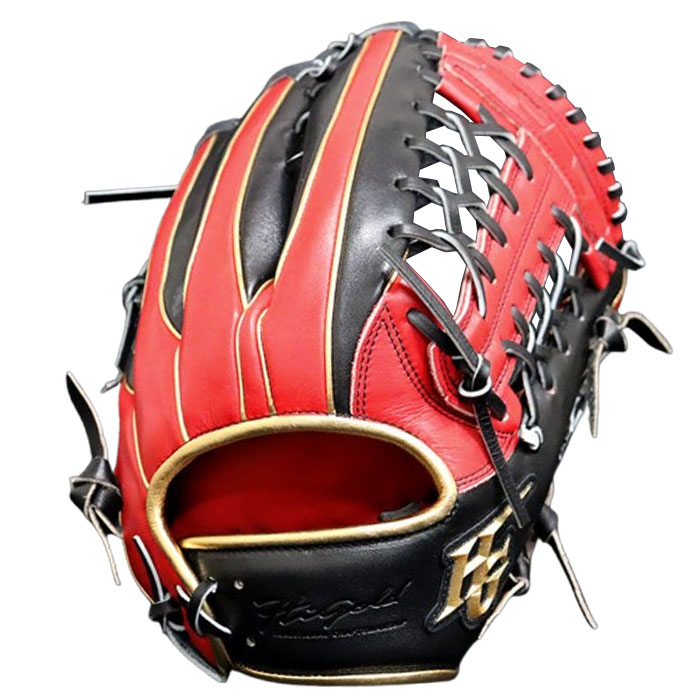 メーカー：ハイゴールド (HI-GOLD)品名：ハイゴールド 軟式グローブ 己極シリーズ OKG-9型品番：OKG-1209●ポジション外野手用●カラーSRバーニングオレンジ×SRブラック●レザー天然皮革製●サイズE-6(32.0cm/12...