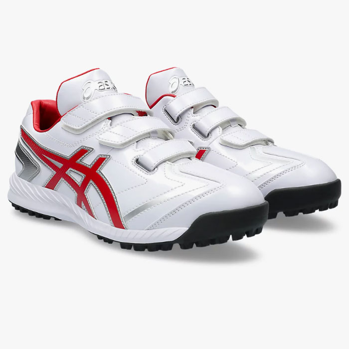メーカー：アシックス (asics)品名：NEOREVIVE TR 3品番：1123A042-101●アッパー人工皮革（合成皮革）●アウトソールゴム底●ミッドソールSTANDARD●カラーWHITE/RED●生産国カンボジア製グリップ力と屈...