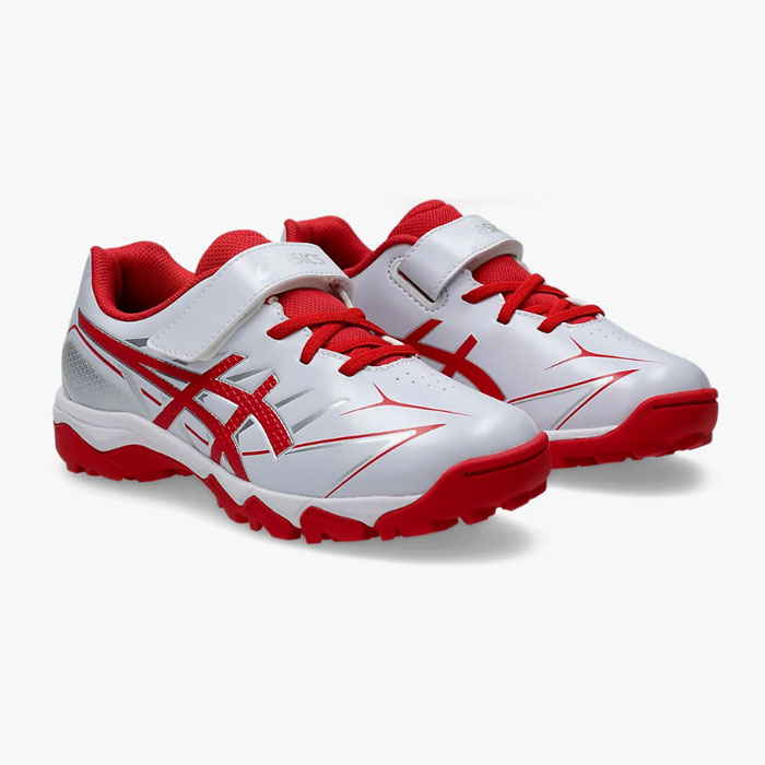 メーカー：アシックス (asics)品名：STAR SHINE TR 3品番：1124A010-101●アッパー人工皮革（合成皮革）●アウトソールゴム底●ミッドソールSTANDARD●カラーWHITE/RED●生産国ベトナム製成長期の子供に...