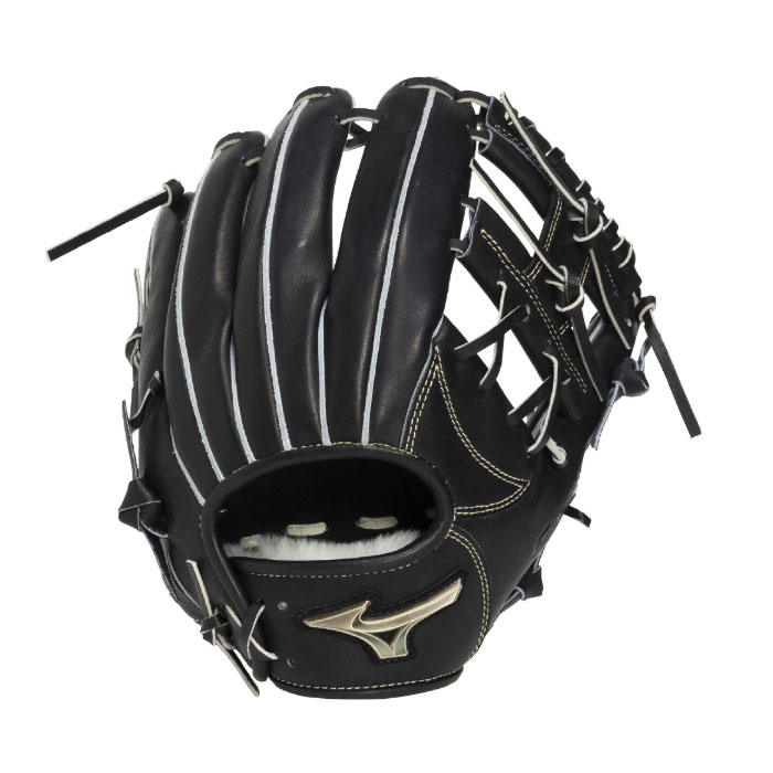 メーカー：ミズノ (mizuno)品名：ゴールデンエイジ硬式用グローバルエリートGE内野手用品番：1AJGA34003-09●ポジション内野手用●カラーブラック●レザー受球面/背面:天然皮革(牛革)●サイズGA9●生産国フィリピン製手にはめ...