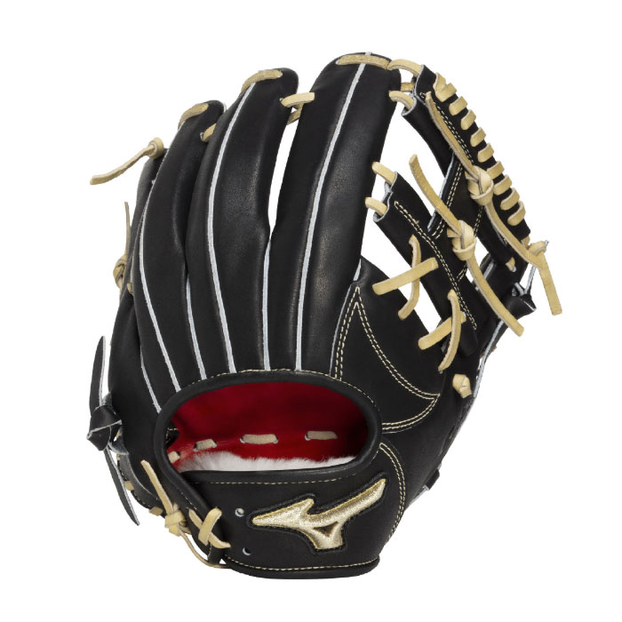 メーカー：ミズノ (mizuno)品名：硬式用グローバルエリートProfessional Selection 坂本型：サイズ9品番：1AJGH34403-0980●ポジション内野手用●カラーブラック×ブロンド●レザー受球面/背面:天然皮革(...