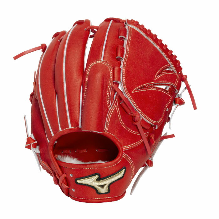 メーカー：ミズノ (mizuno)品名：軟式用 グローバルエリート Professional Selection 菅野型：サイズ11品番：1AJGR34211-70●ポジション投手用●カラーラディッシュ●レザー受球面/背面:天然皮革(牛革)...
