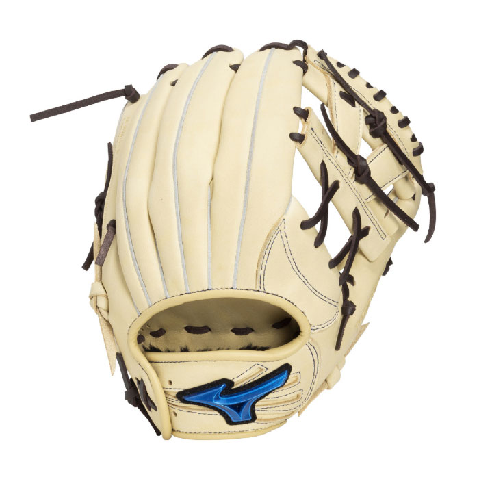 メーカー：ミズノ (mizuno)品名：ジュニア軟式用WILL DRIVE BLUEオールラウンド用：サイズM品番：1AJGY34720-8057●ポジションオールラウンド用●カラーブロンド×ブラウン●レザー受球面/背面:天然皮革(牛革)●...