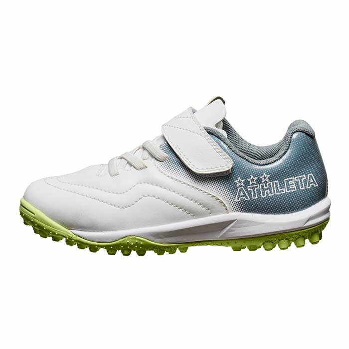 メーカー：アスレタ (ATHLETA)品名：Gene 2 VC品番：21016J-WHT●アッパーマイクロファイバー人工皮革×合成繊維●アウトソール合成底(ラバー)●ミッドソール合成底(EVA)●カラーWHT●その他仕様中底：ナイロン繊維×...