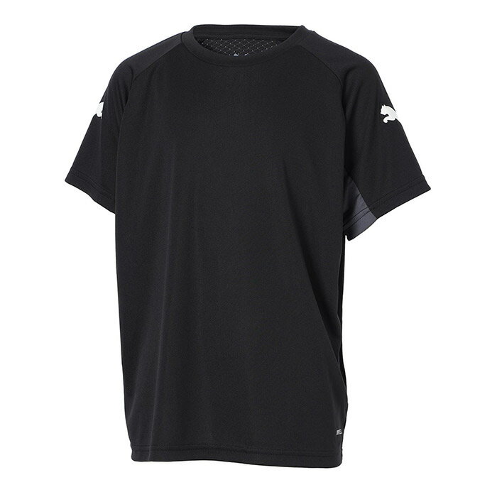 メーカー：プーマ (PUMA)品名：INDIVILIGA SSシャツ JR品番：660961-03●素材ポリエステル100%●カラーPUMA Black-PUMA White-Shadow Gray●生産国インドネシア●サイズ120/バスト...