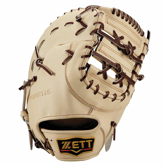 メーカー：ゼット (ZETT)品名：軟式ファーストミットプロステイタス一塁手用品番：BRFB30233Q-3237●ポジション一塁手用●カラーパステルブラウン×ブラウン●レザー天然皮革(牛革製)(表/プロステイタスRレザー、平裏/プロステイ...