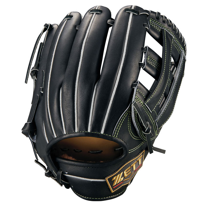 メーカー：ゼット (ZETT)品名：軟式グラブ プロステイタスSE 三塁手用 中村タイプ品番：BRGB285S-1900P●ポジション内野手用●カラーブラック●レザー天然皮革(牛革製)(表/国産牛Rレザー、平裏/国産牛Rレザー、糸/ライム)...