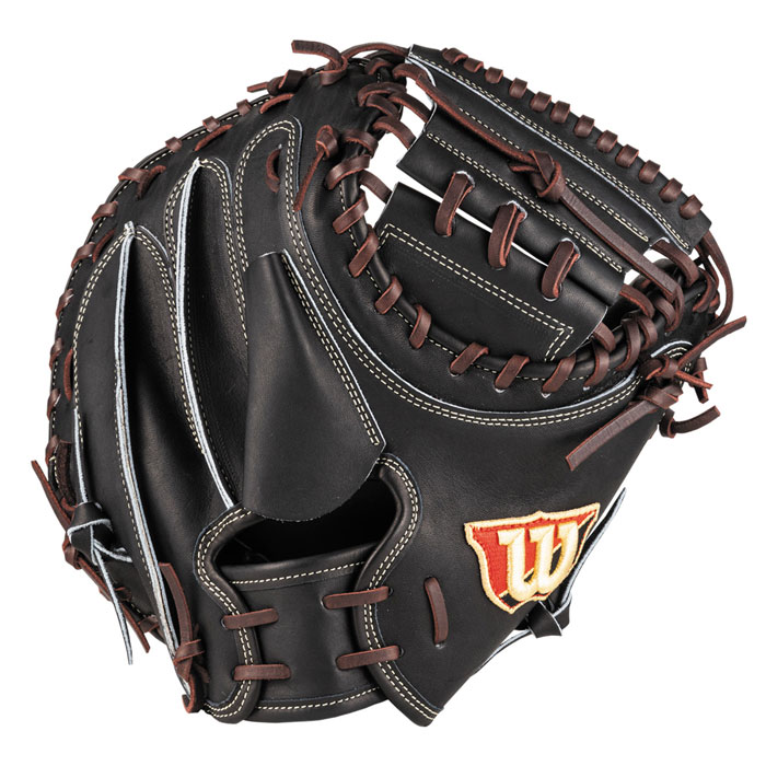メーカー：ウィルソン (Wilson)品名：軟式用 WILSON STAFF DUAL品番：WBW102994●ポジション捕手用●カラーブラックSS●レザー表革:プロストックレザーRG裏革:ライニングレザーRG●その他仕様親指パッド/指カバ...