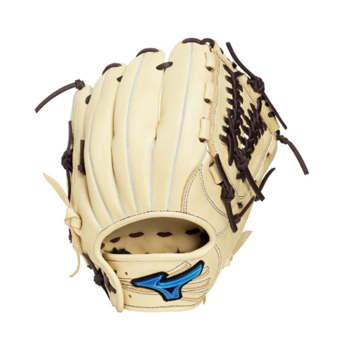 メーカー：ミズノ (mizuno)品名：軟式用WILLDRIVE BLUE品番：1AJGR34700-8057●ポジションオールラウンド用●カラーブロンド×ブラウン●レザー受球面/背面:天然皮革(牛革)●サイズ10●生産国ベトナム製柔らかい...