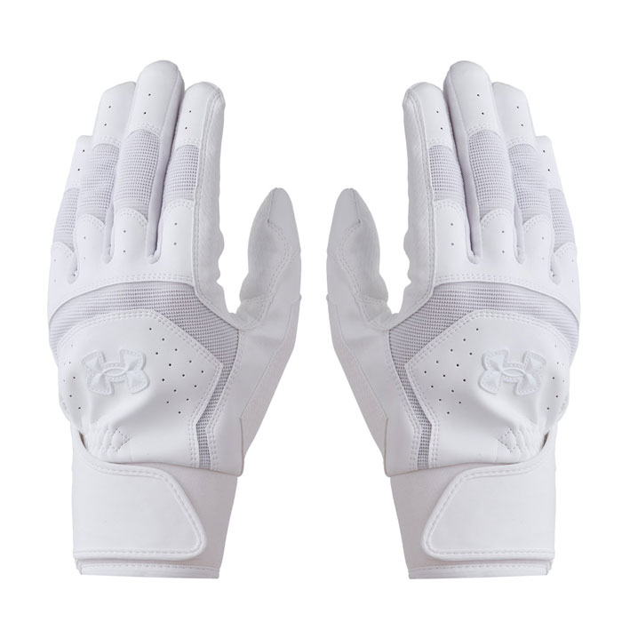メーカー：アンダーアーマー (UNDERARMOUR)品名：UAヤード プロ バッティンググローブ ノンカラー品番：6001315-100●素材合成皮革、ナイロン、ポリエステル、ポリウレタン●カラーWhite/White/White●生産国...
