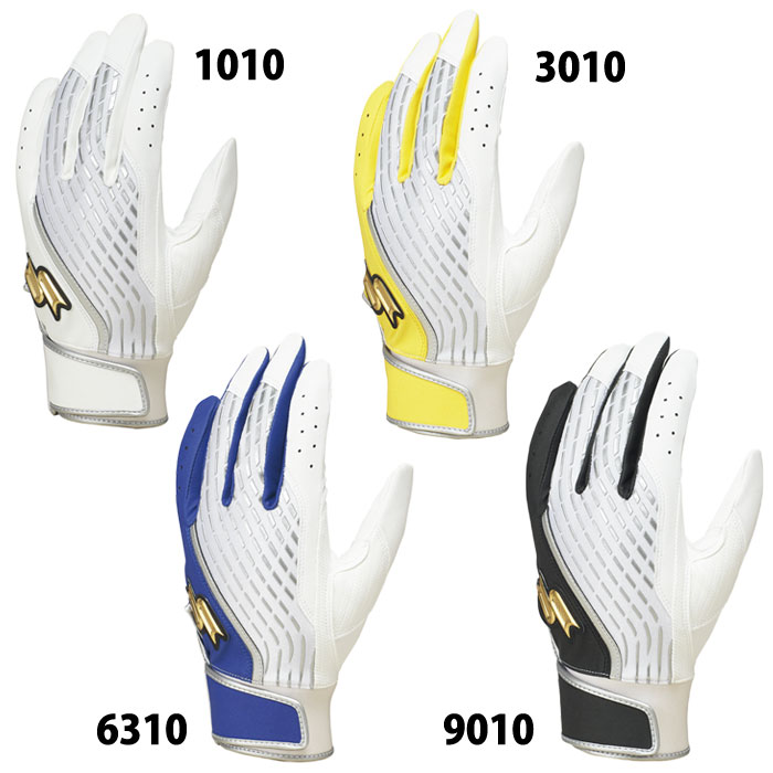 メーカー：エスエスケイ (SSK)品名：一般用シングルバンド手袋(両手)品番：EBG5500WF2●素材合成皮革×合成繊維●カラー1010(ホワイト×ホワイト)3010(イエロー×ホワイト)6310(Dブルー×ホワイト)9010(ブラック×...