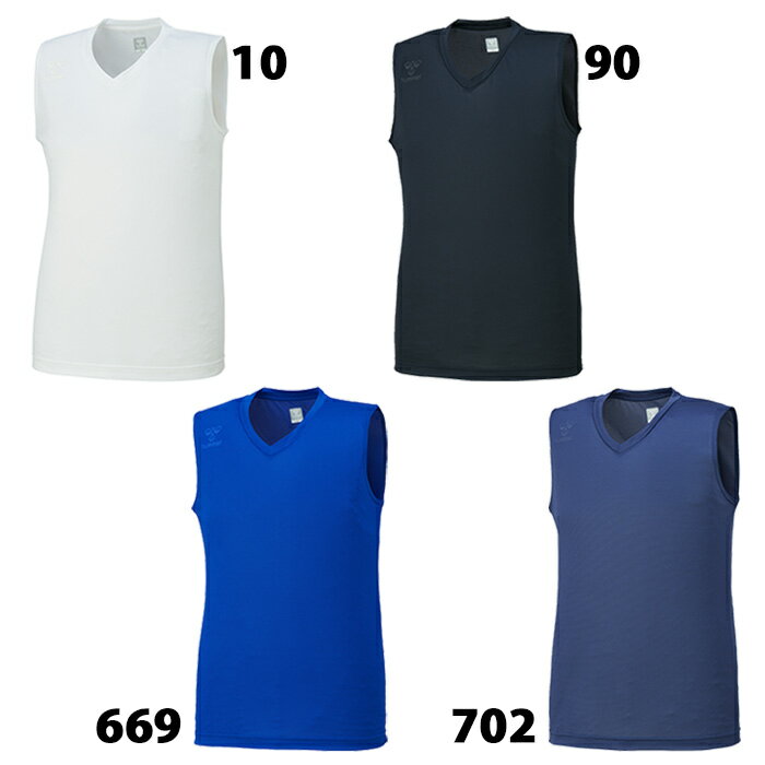 メーカー：ヒュンメル (hummel)品名：ジュニア つめたインナー品番：HJP5166●素材ポリエステル95%、ポリウレタン5%●カラー10(ホワイト)90(ブラック)669(ディープブルー)702(ファントムネイビー)●生産国中国製●サ...