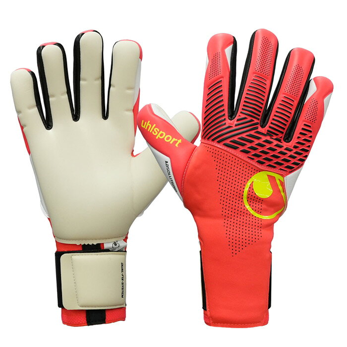 メーカー：ウールシュポルト (uhlsport)品名：ファングマシーネ ZNE アブソルートグリップ ハーフネガティブ品番：1011415●カラーフローレッド×ホワイト×フローイエロー●サイズ7号/8号/9号/10号2026年モデル究極のグ...