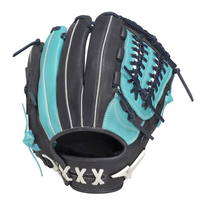 メーカー：ミズノ (mizuno)品名：軟式用WILL DRIVE MOVEオールラウンド用：サイズ11品番：1AJGR35550-3929●ポジションオールラウンド用●カラーヒスイ×Dブルー●レザー受球面/背面:クレストハイド(天然皮革:...