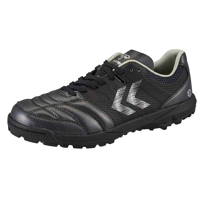 メーカー：ヒュンメル (hummel)品名：アピカーレ6.0 PRO SUPERWIDE TF品番：HAS3122-9095●アッパー人工皮革×合成繊維●アウトソールゴム●ミッドソール合成樹脂●ワイズスーパーワイド●カラーブラック×シルバー...