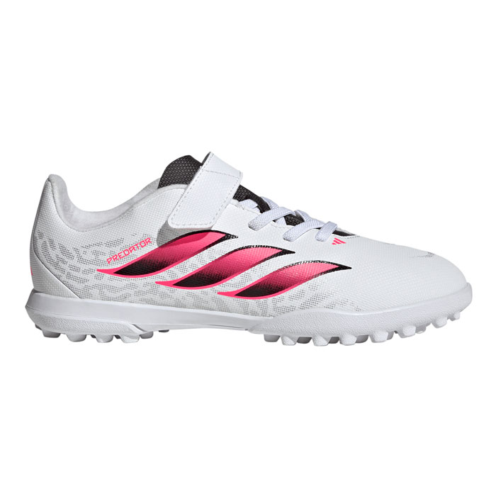 メーカー：アディダス (adidas)品名：PREDATOR CLUB H&L TF J品番：IH2076●アッパー合成皮革●アウトソールゴム底●ワイズレギュラー●カラーCloud White / Solar Turbo / Core Bl...
