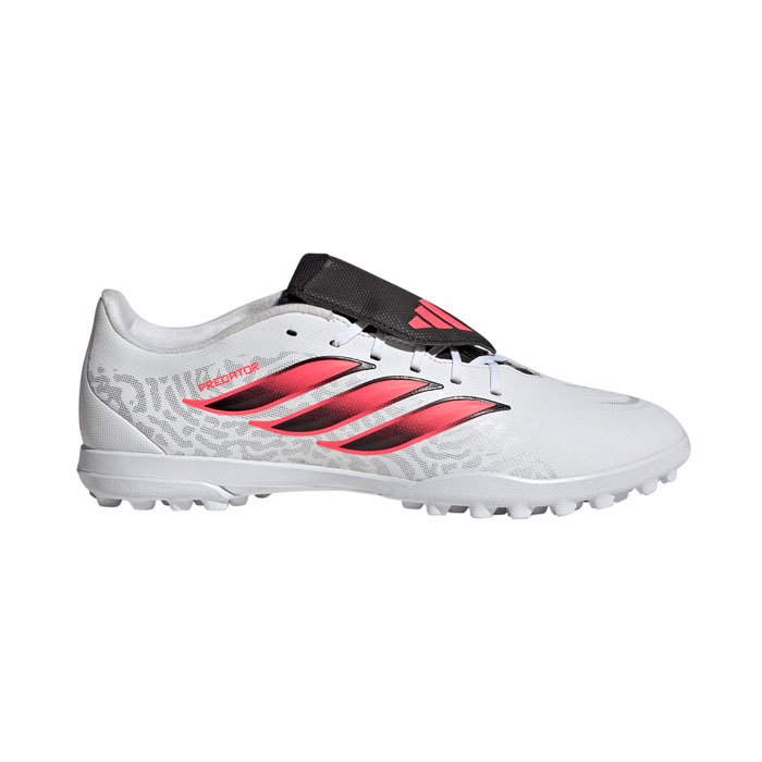 メーカー：アディダス (adidas)品名：PREDATOR CLUB FT TF品番：IH2113●アッパー合成皮革●アウトソールゴム底●ワイズレギュラー●カラーCloud White / Solar Turbo / Core Black...