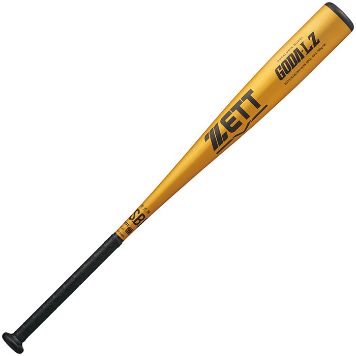 メーカー：ゼット (ZETT)品名：軟式金属製バット ゴーダLZ品番：BAT37614C-8200●素材金属製(超々ジュラルミン)●カラー8200(ゴールド)●バランスミドルバランス●生産国日本●サイズ直径6.95cm、長さ84cm、重さ7...