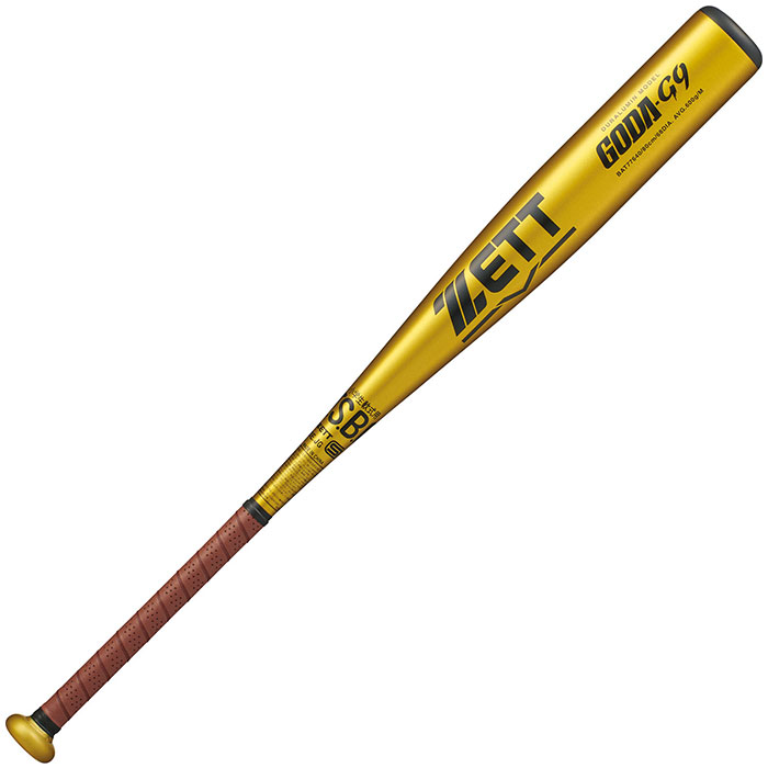 メーカー：ゼット (ZETT)品名：小学生軟式金属製バット ゴーダG9品番：BAT776-40-5337●素材金属製(超々ジュラルミン)●カラー5337(イエローゴールド×ブラウン)●バランスミドルバランス●サイズ直径6.8cm、長さ80c...