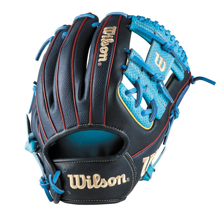 メーカー：ウィルソン (Wilson)品名：ウィルソン 軟式グローブ W/H DUAL 内野手 86型品番：WBG0012205RT115●ポジション内野手用●カラートロピカルブルーSC×ネイビーSS●レザー表革:ベーシックレザーRO(スピ...