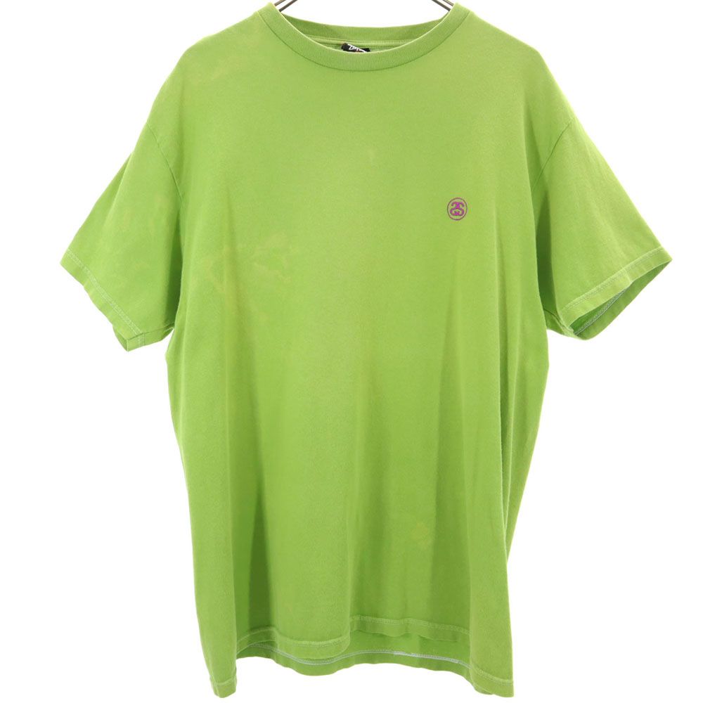 ステューシー 00s オールド 半袖 Tシャツ L グリーン系 STUSSY メンズ 【中古】 【240412】 メール便可 【PD】 【詳細】全体的に毛羽立ち、色褪せ、所々にブリーチあり。着用感がございますが、ご理解の上ご購入をお願いいた...