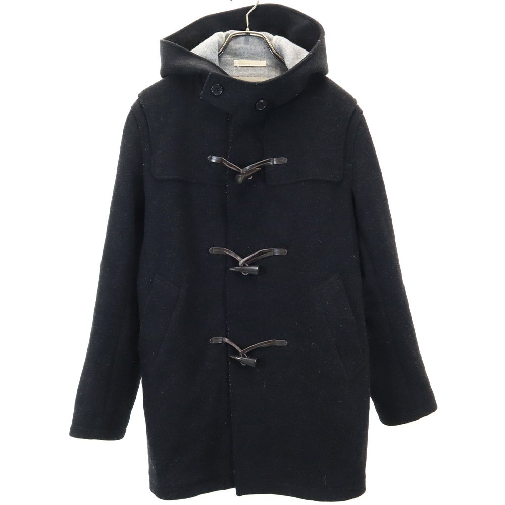 アデイインザライフ ダッフルコート M ブラック a day in the life ユナイテッドアローズ フード メンズ 【中古】 【240207】 【PD】 【詳細】襟元、フードに黄ばみあります。他、全体的に繊維の付着物があります。古着...