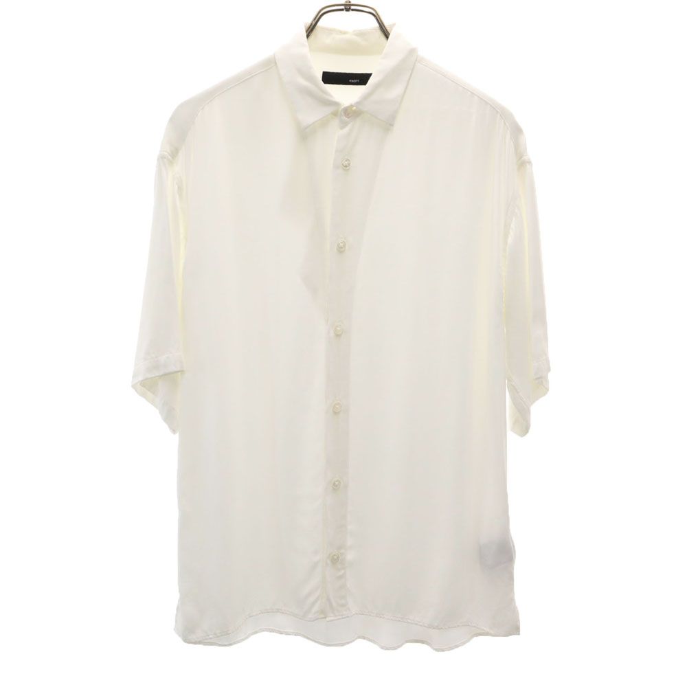 ノット 日本製 レーヨン 半袖 シャツ 1 ホワイト KNOTT メンズ 【中古】 【240502】 【PD】 【詳細】首周り、肩等所々に黄ばみ、所々毛羽立ち、毛玉あり。着用感がございますが、ご理解の上ご購入お願いいたします。 コンディショ...