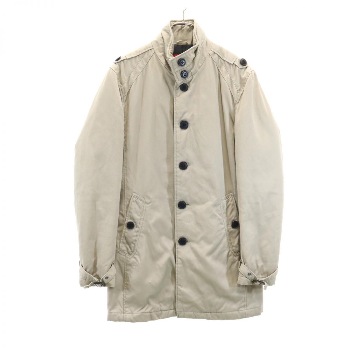 ザラベーシック スタンドカラー コート M ベージュ系 ZARA BASIC MAN メンズ 【中古】 【240129】 【PD】 【詳細】若干の着用感はございますが、比較的キレイな状態です。 コンディションについて ブランドザラベーシック...