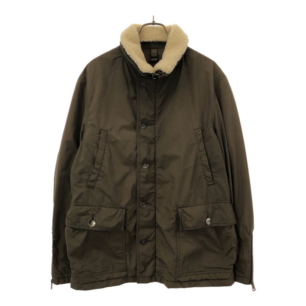 ミダ 襟ボア ミリタリージャケット カーキ系 M.I.D.A. メンズ 【中古】 【240203】 【PD】 【詳細】内側にポケットが2つ付いています。襟のボアは取り外しが可能です。内タグの印字が消えています。サイズが不明です。実寸を参考に...