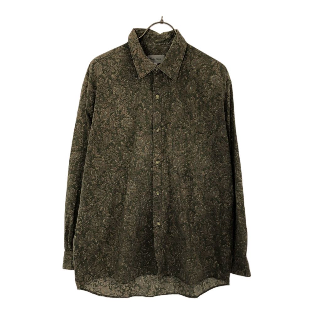 フォルコクラブ 総柄 長袖 シャツ M グリーン系 Folco Club メンズ 【中古】 【240530】 メール便可 【詳細】内タグに印字薄れがあり素材不明です。首周りに色褪せあり。破れ等の目立ったダメージはございませんが、ご理解の上ご...