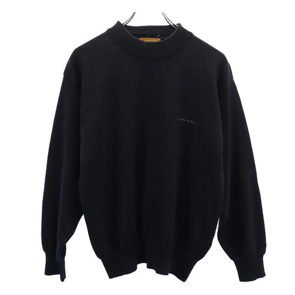 ランセル 日本製 ウール100％ ニット M ブラック LANCEL セーター メンズ 【中古】 【231009】 【詳細】袖、胸、襟ぐりに破れあり。全体に毛玉があります。古着にご理解の上ご購入をお願い致します。 コンディションについて ブ...
