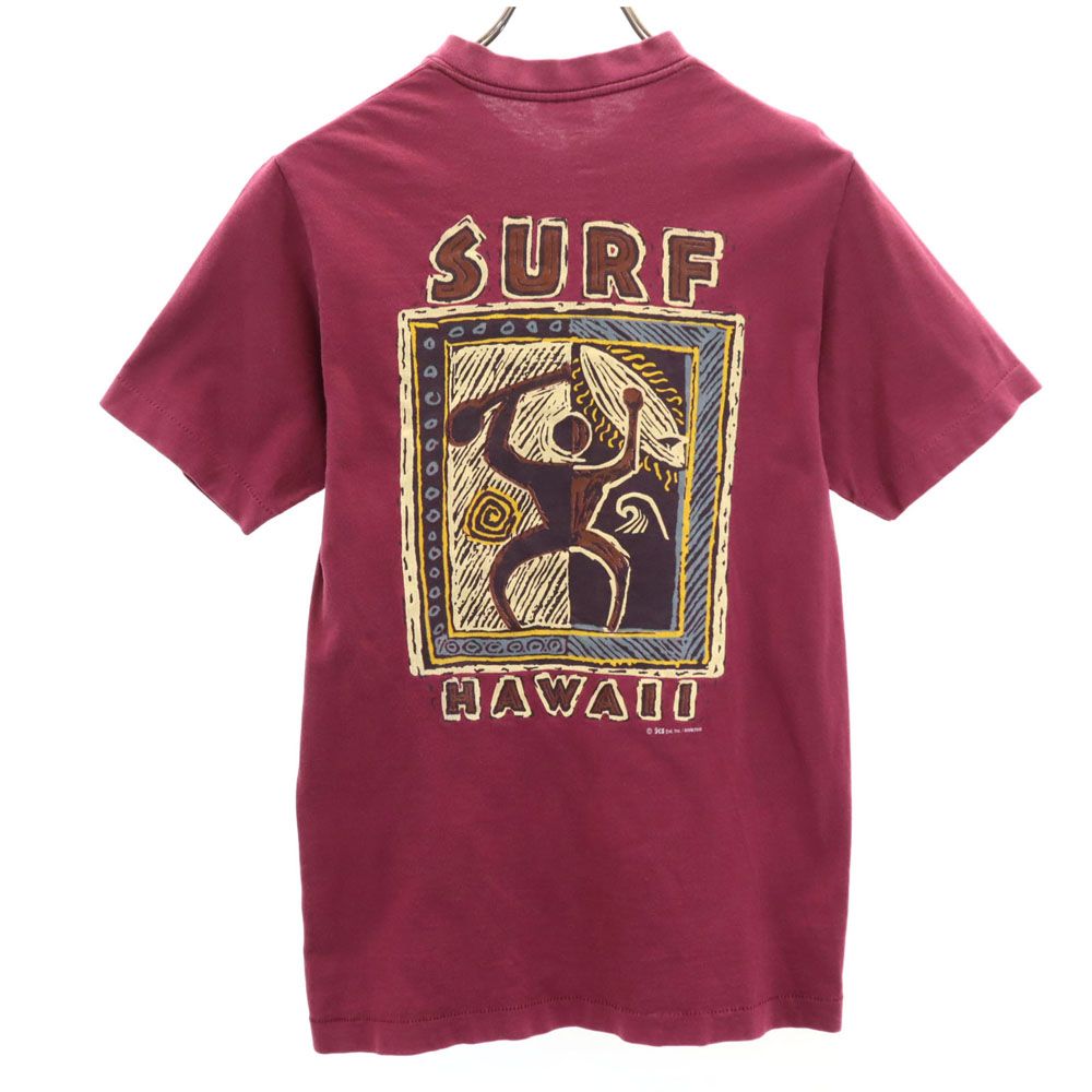 SOFTEE 90s USA製 オールド バックプリント 半袖 Tシャツ S パープル系 メンズ 【中古】 【240324】 メール便可 【PD】 【詳細】90年代のオールドのプリントTシャツになります。全体的にスレや色褪せ、毛羽立ち、色ム...