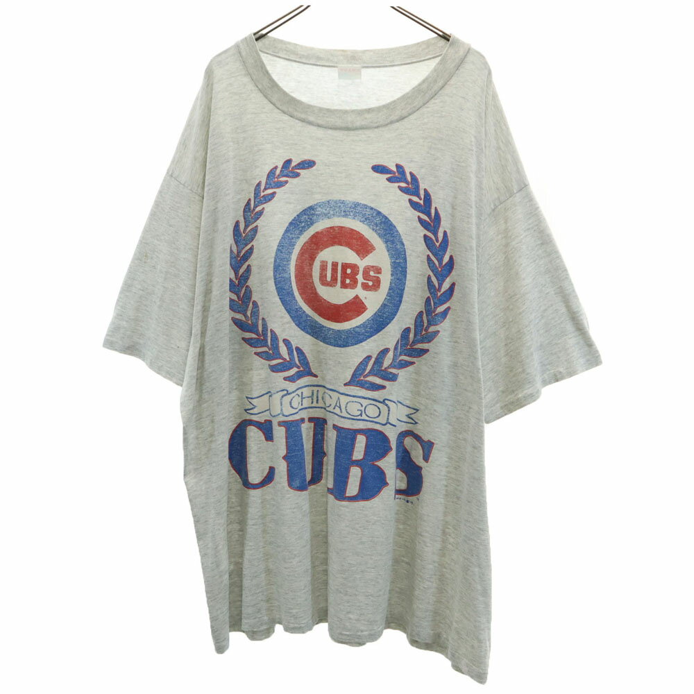 アルテックス 90s MLB オールド シカゴカブス プリント 半袖 Tシャツ ONE グレー系 ARTEX メンズ 【詳細】90年代のオールドのシカゴカブスのプリントTシャツになります。全体的に色褪せ、裾付近や首周りに穴や破れあり。ご理解...