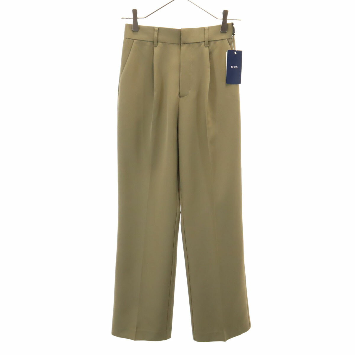 未使用 シップス ワイドパンツ S オリーブ SHIPS COLORS レディース 【詳細】タグ付き未使用品ですが、保管品となります。 コンディションについて ブランドシップス / SHIPS アイテムワイドパンツ サイズ表記S参考サイズ：...