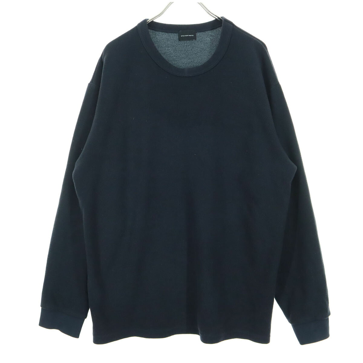 グリーンレーベルリラクシング 長袖 トレーナー L ブラック green label relaxing レディース 【詳細】袖にシミがございます。色褪せや使用感がございます。 コンディションについて ブランドグリーンレーベルリラクシング /...