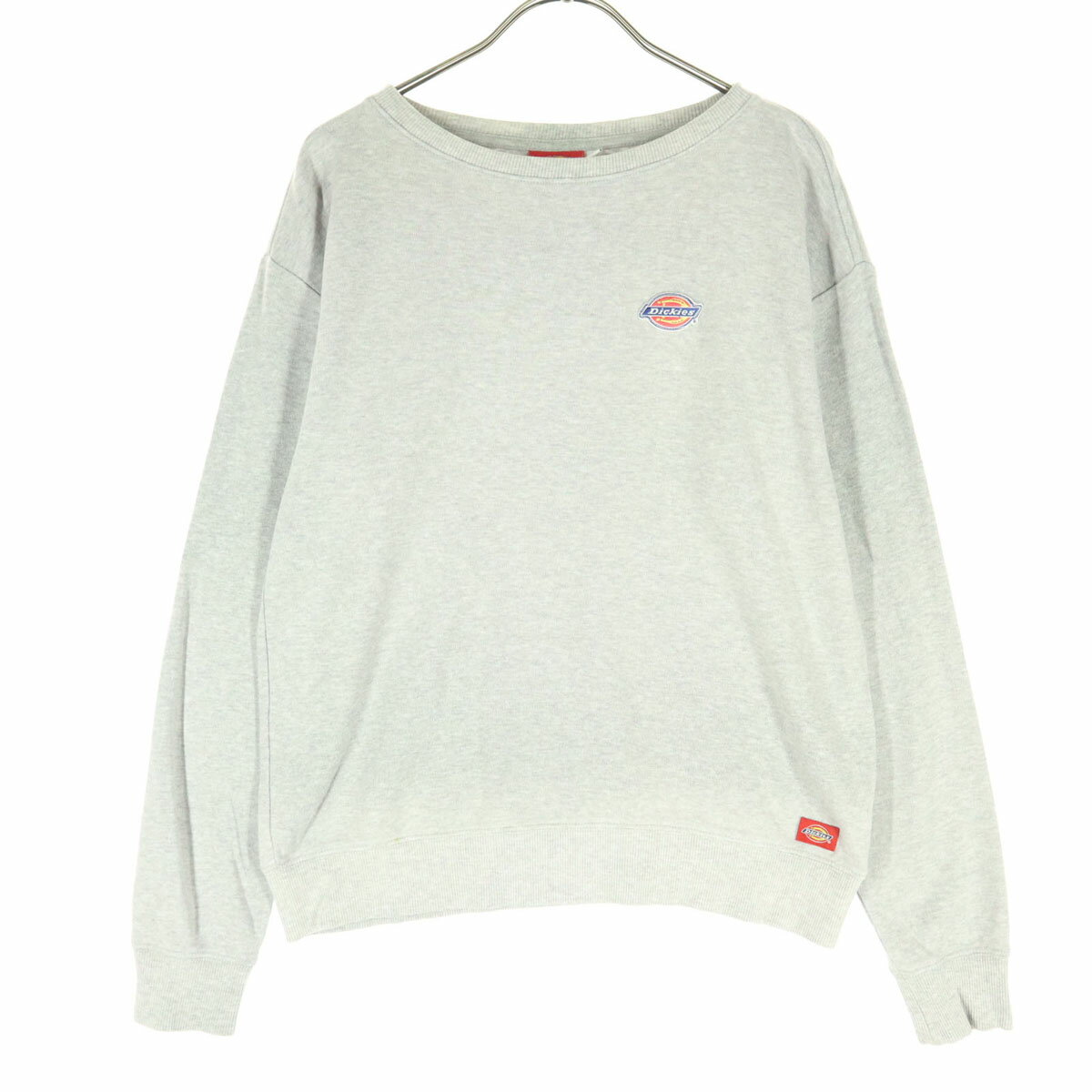 商品名 Dickies ディッキーズ ワンポイントロゴ ワッペン 長袖 Tシャツ S グレー ロンT メンズ ブランド Dickies / ディッキーズ 対象 メンズ コンディションランク ランク：B 状態/詳細コメント 首に黄ばみ、裾に汚...