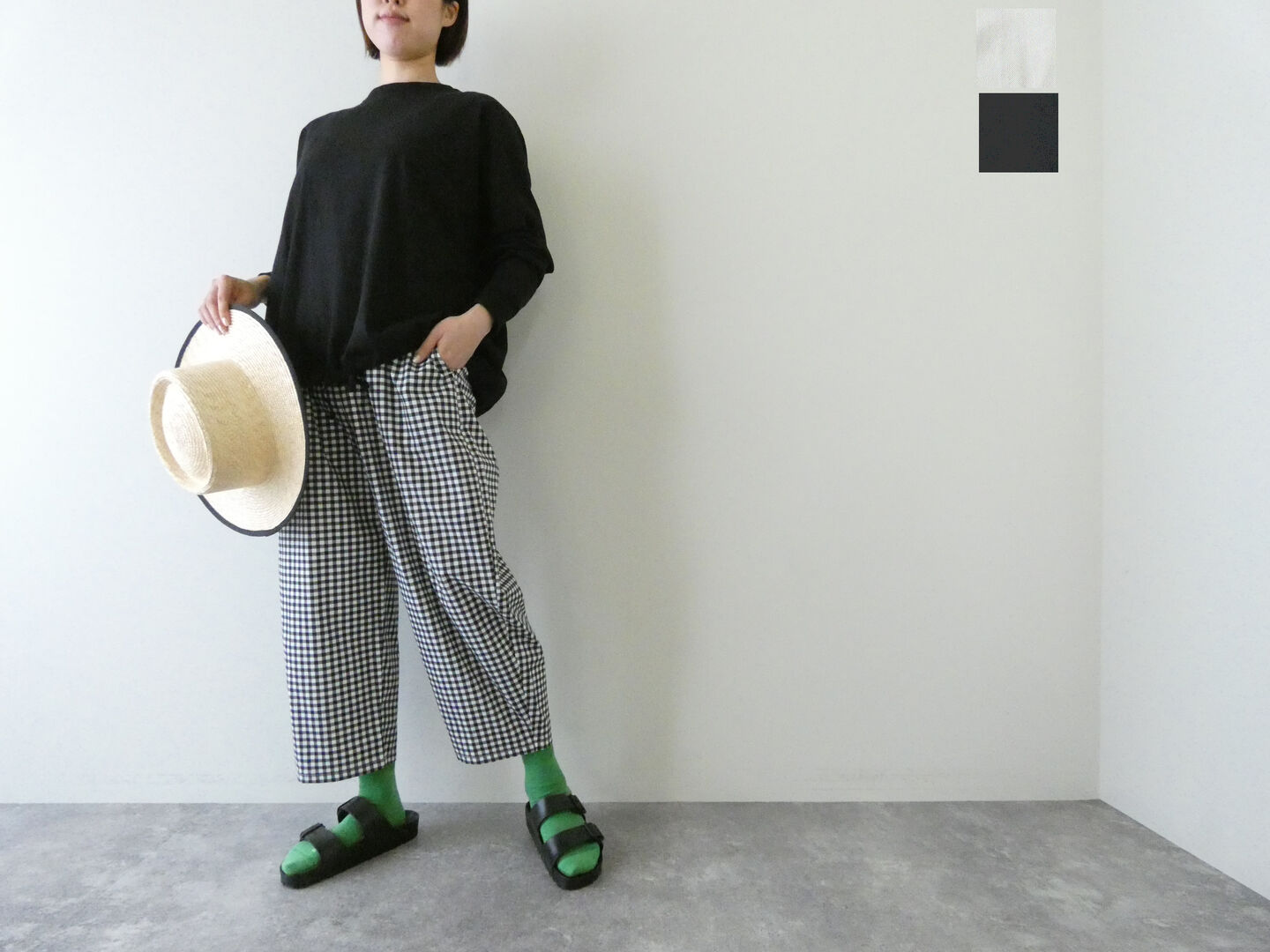 color (32)ベージュ(04)ブラックsize 1( 身幅 68cm 総丈 63cm ) quality コットン　100%その他　コットン100％モデル身長　162　cm メーカー希望小売価格　\　8,900+税 メーカー希望小売価...