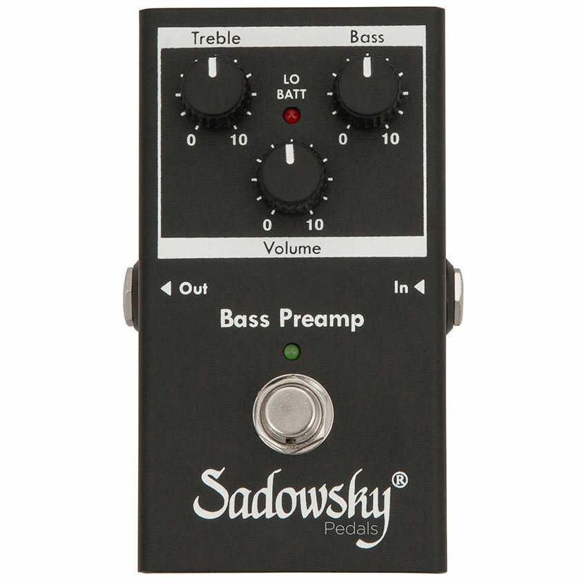 サドウスキー アウトボード ベースプリアンプ Sadowsky SBP-2 Bass Preampは、30年以上にわたってSadowskyのすべてのベースに内蔵されてきたものと同じエレクトロニクスをエフェクトペダルにまとめました。コントロー...