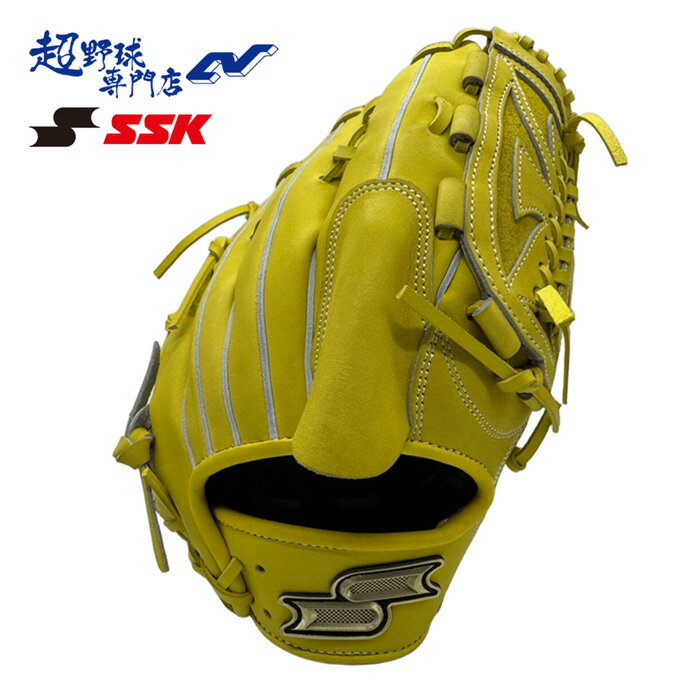 SSK最高峰の品質Proedge！ SSK プロエッジシリーズB ベルトスタイルのバックスタイルでシンプルな仕様のシリーズ ■一般軟式投手用 ■サイズ：レングス:6L ■ウェブ:SMTMウェブ ■縫い糸:ホワイト ■天然皮革製 ■中国製 当...