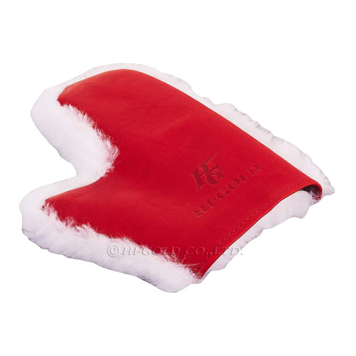 グラブみがきの仕上げ用ムートン。余分な油分を吸収してくれてグラブに艶が出ます。背面に艶を出したい場合にご使用ください。 ■素材：天然皮革×ムートン■生産国：中国製