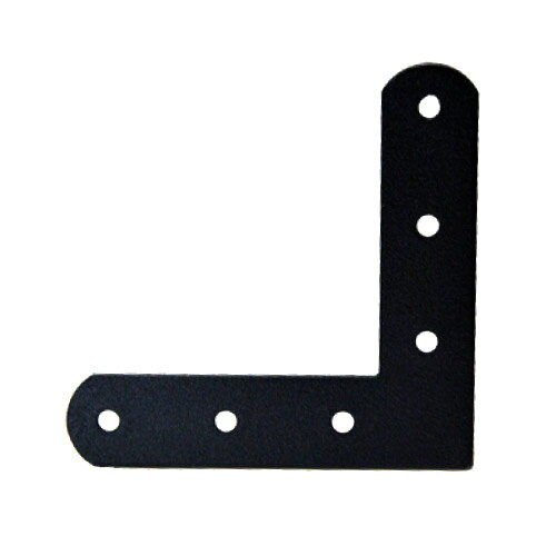 SELECTS[セレクツ]ブランドの補強・接合用平折（ヒラオレ）L字金具。[サイズ]36x36S【カラー】マットブラック MATBLACK●ロットにより多少の色のバラツキがあります。●製造上の都合により、一部ねじ穴に塗装が乗らない場合があります。