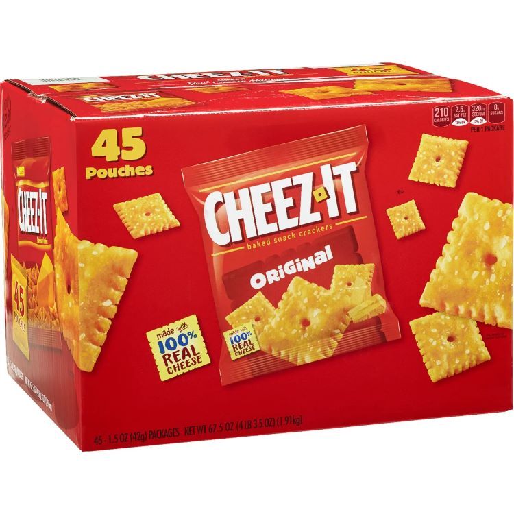 コーシャ（サークルK）Dオリジナルフレーバー100%本物のチーズを使用67.5オンス。総正味重量焼きスナッククラッカー