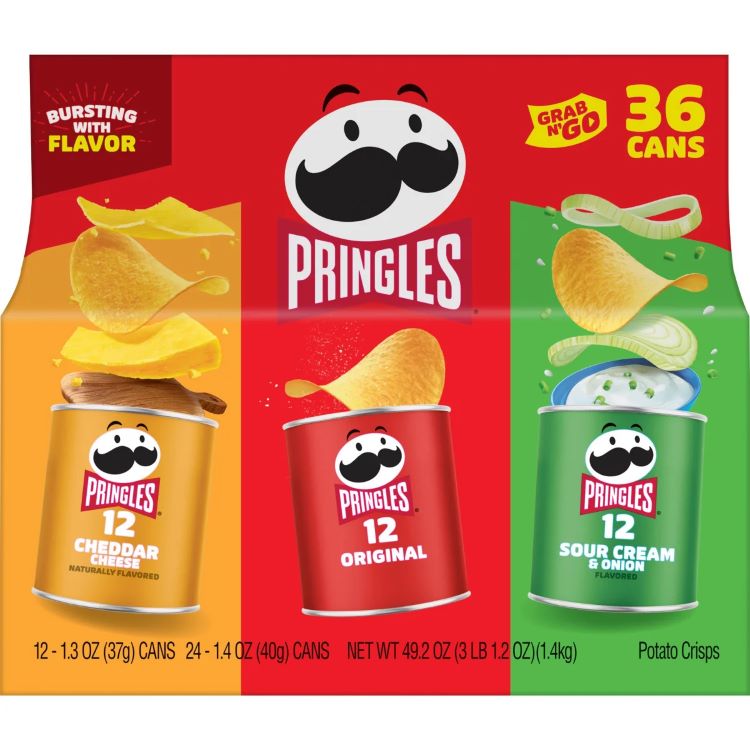 プリングルズポテトクリスプ コーシャ 36 グラブ＆ゴー缶 風味が溢れる