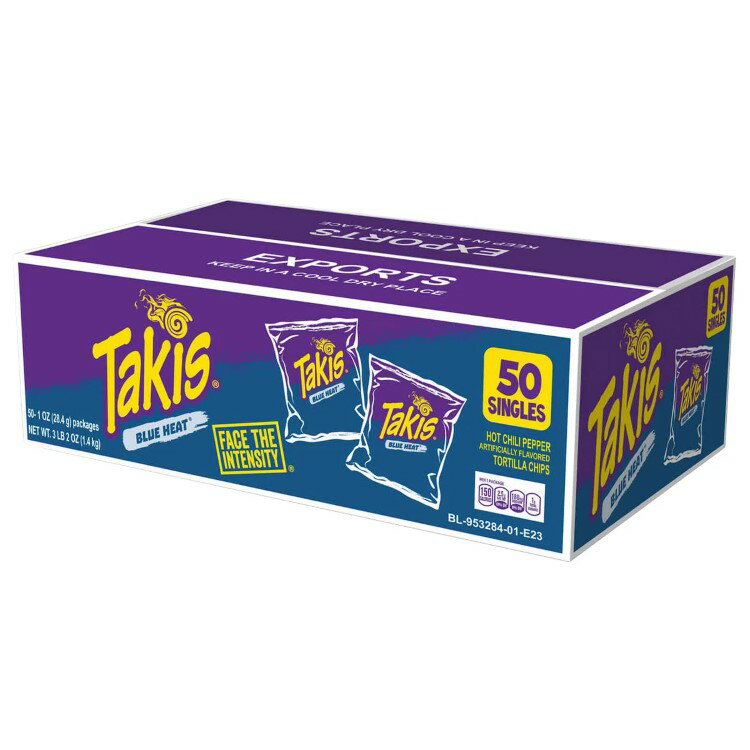 ブルーヒート ホットチリペッパー 1オンス袋 50個入り 総重量: 3ポンド2オンス