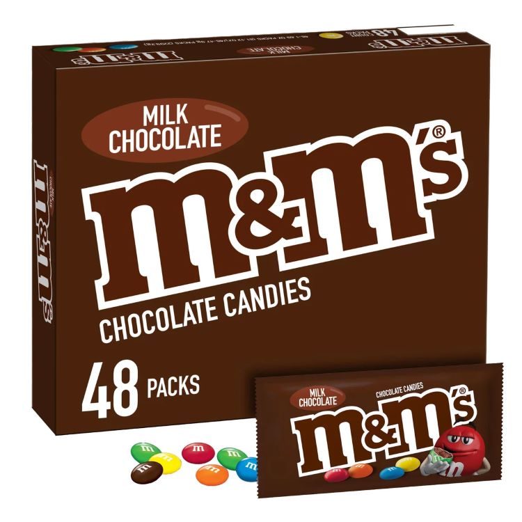 M&M'S ミルクチョコレートキャンディで毎日のひとときをお祝いしましょう。本物のミルクチョコレートを使用し、カラフルなキャンディシェルで覆われた M&M'S ひとくちサイズのチョコレートは、試合の日、仕事の日、またはどんな日にもおいしい楽...